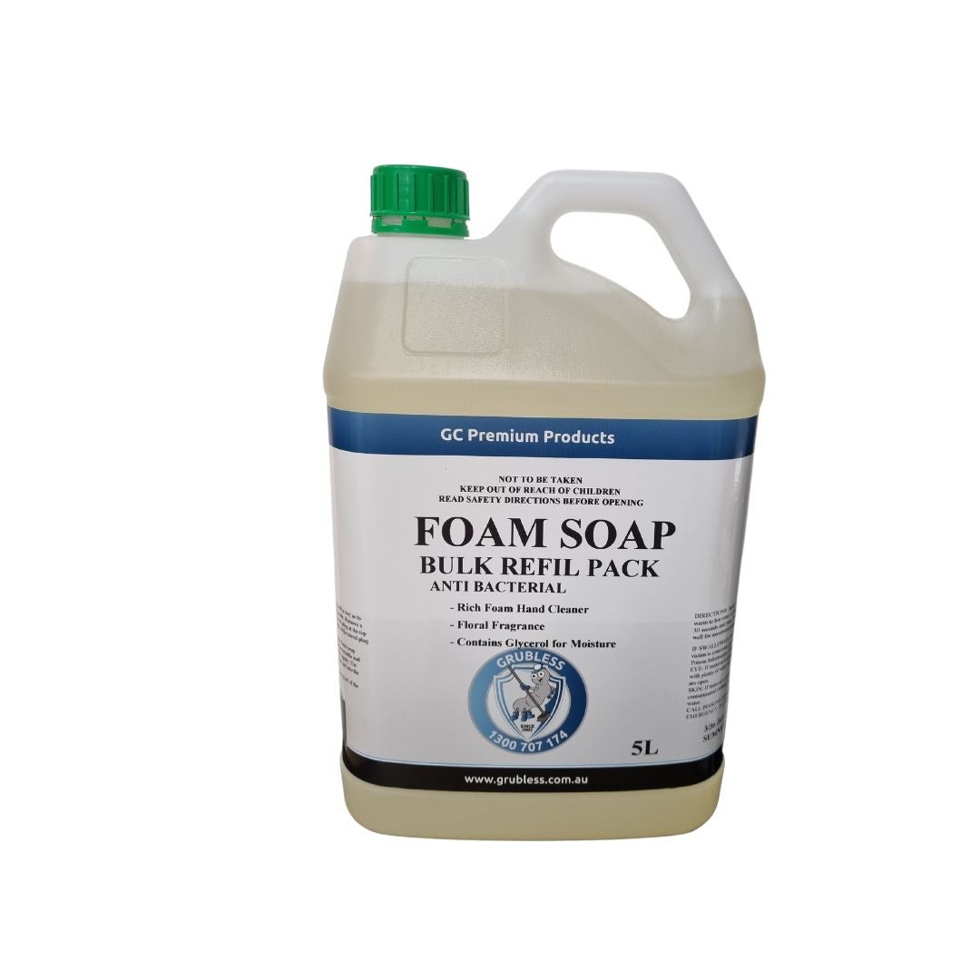 Hand Soap Foaming Soap Anti- Bacterial 5L | Grubless Cleaning Supplies