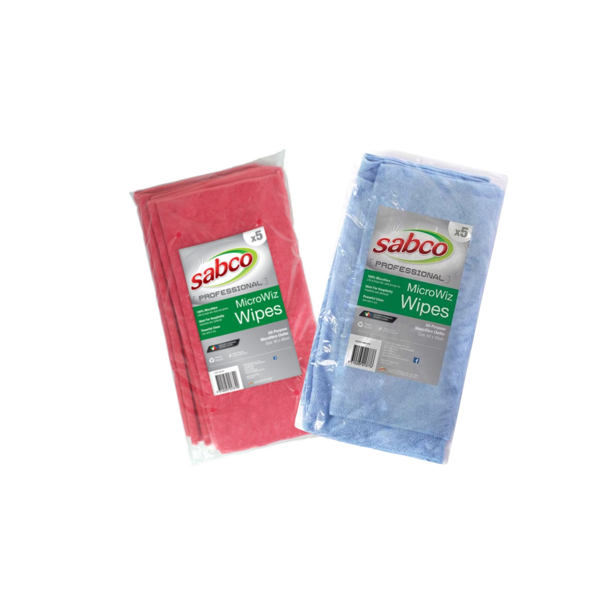 Microwiz Wipes All Purpose Cloths Pack of 5 | Grubless Cleaning Supplies